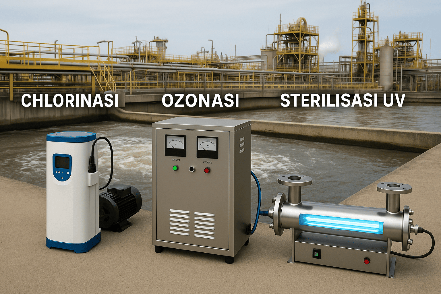 Sterilisasi Air Limbah dengan Lampu UV - UVL